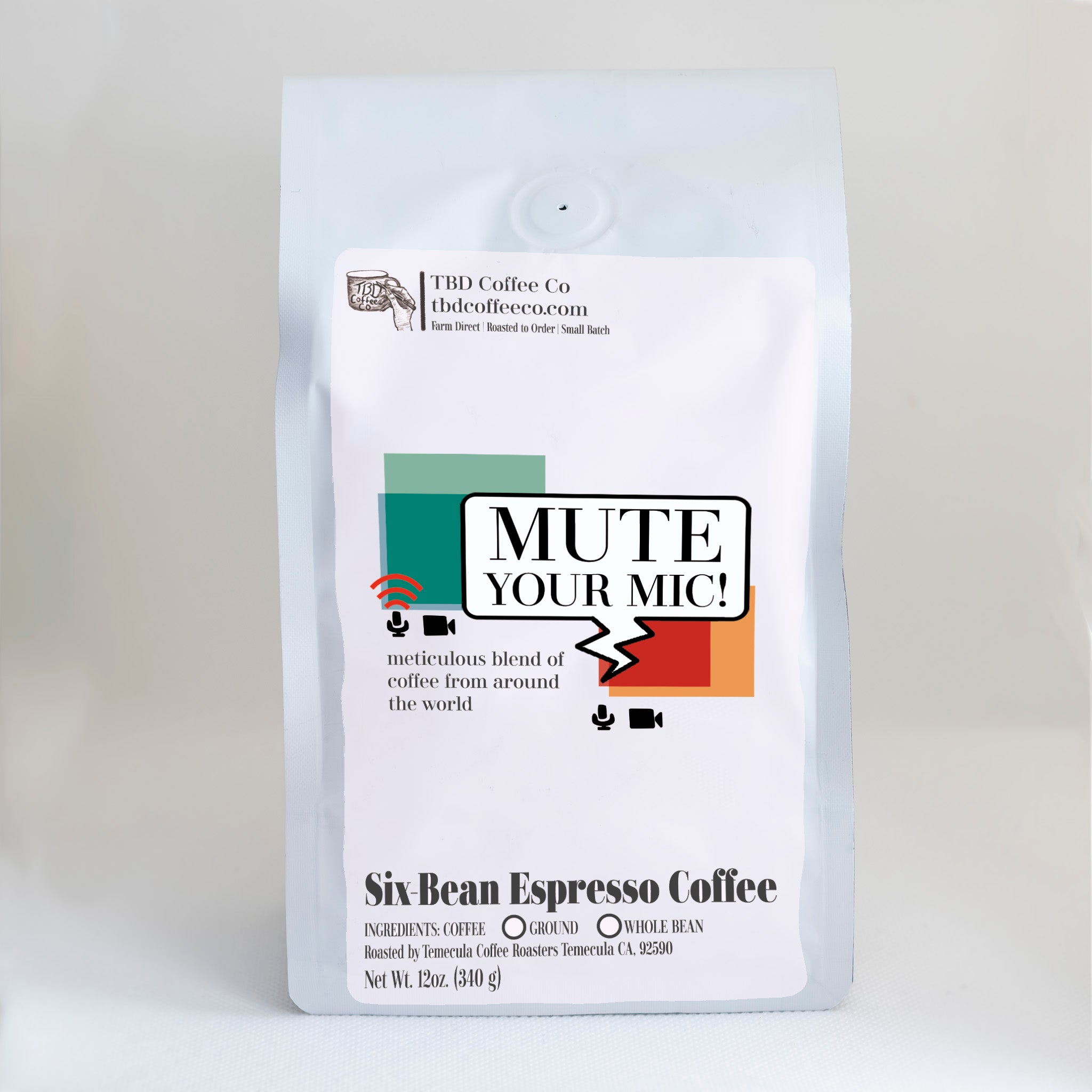 Mute Your Mic 6-Bean Espresso Coffee – TBD Coffee Co